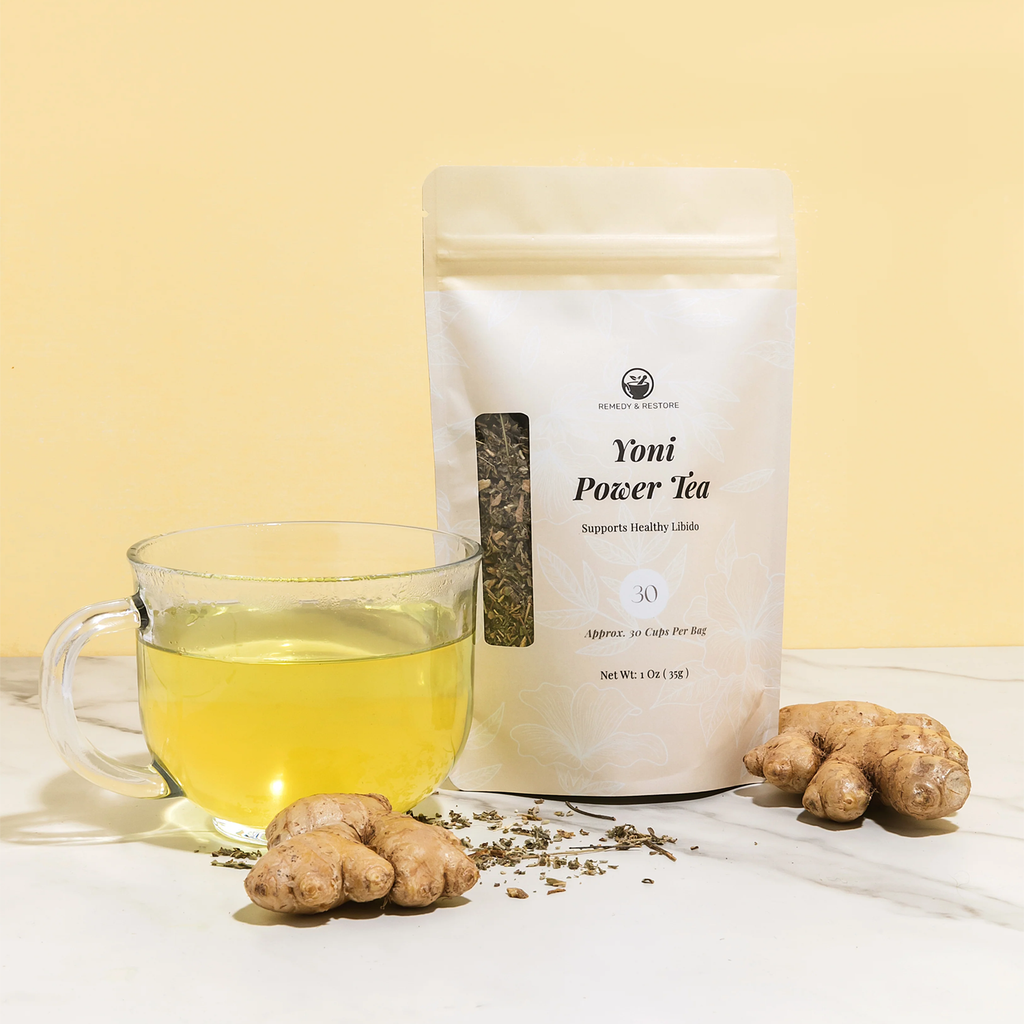 Yoni Power Tea for Enhanced Libido and Vitality – Remedy & Restore Wellness